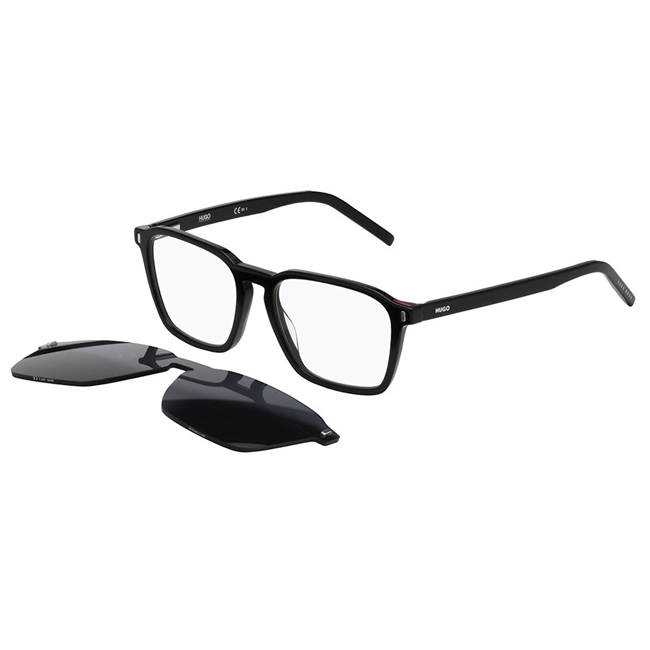 Armação Clip On Hugo HG 1110/Cs 02 807 - Preto 53 - Armação Clip On ...