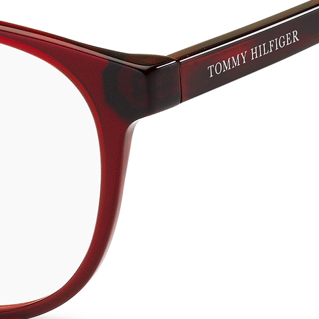 Armação de Óculos Tommy Hilfiger TH 1969 4ET - Vermelho 51 - Armação de ...