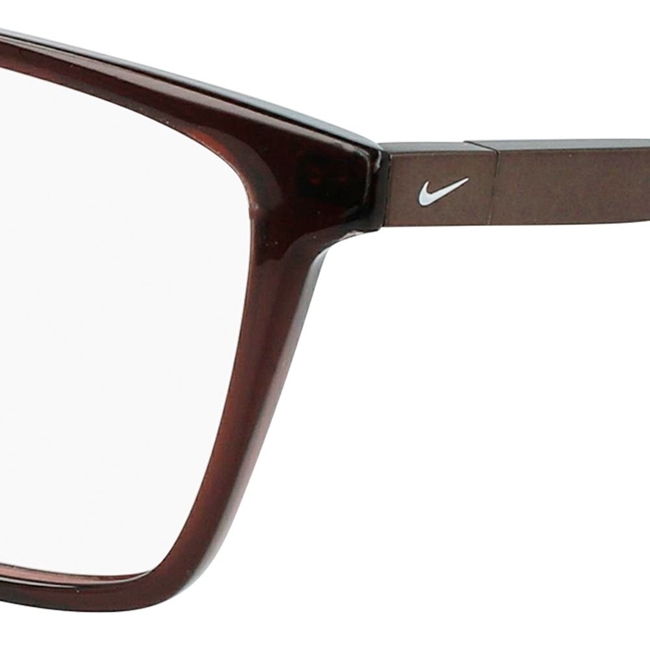 Armação para Óculos Nike - 7286 201 - 54 Marrom - Armação para Óculos ...