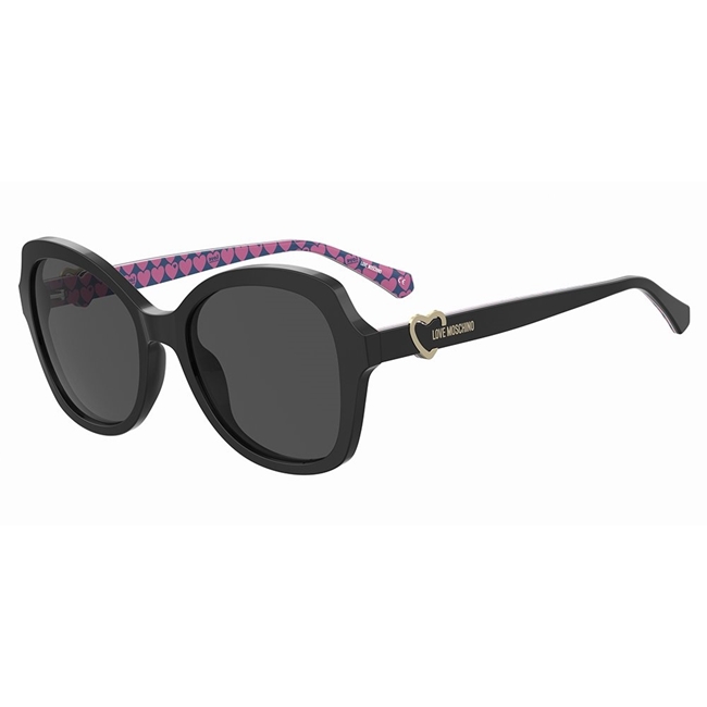 Óculos de Sol Moschino Love Mol059/S 807 - 55 Preto - Óculos de Sol Moschino Love Mol059/S 807 ...
