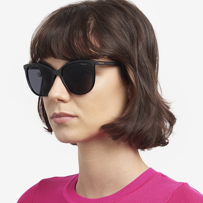 Óculos de Sol Polaroid Pld 4138/S 807 - 55 Preto - Óculos de Sol Polaroid Pld 4138/S 807 - 55 ...