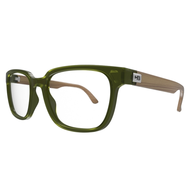 Armação de Óculos HB Polytech 0449 - Verde Crystal 52 - Armação de ...
