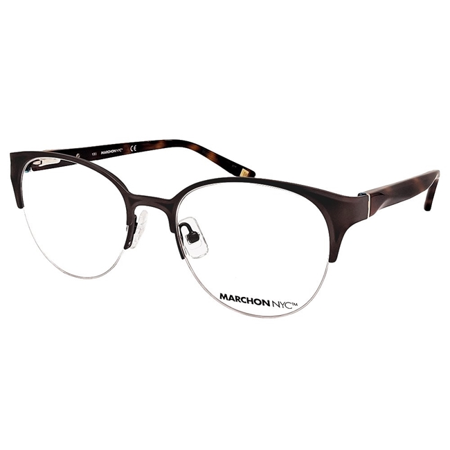 Armação de Óculos Marchon NYC M-4004 210 - Marrom 50 - Armação de ...