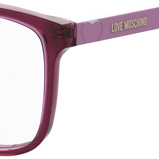 Armação de Óculos Moschino Love - Mol583 8CQ - Vermelho 55 - Armação de ...